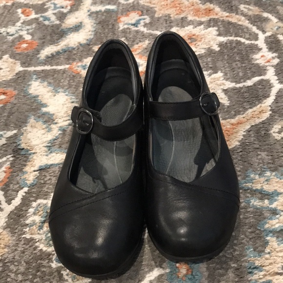 Dansko | Shoes | Dansko Black Mary Jane Flats Size 4 | Poshmark